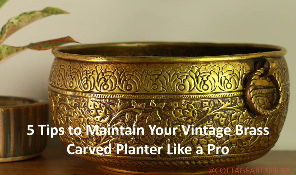5 Tips to Maintain Your Vintage Brass Carved Planter Like a Pro ...