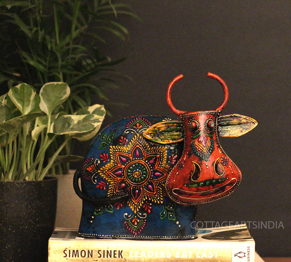 Wooden Cow Embossed Painting – CottageArts India