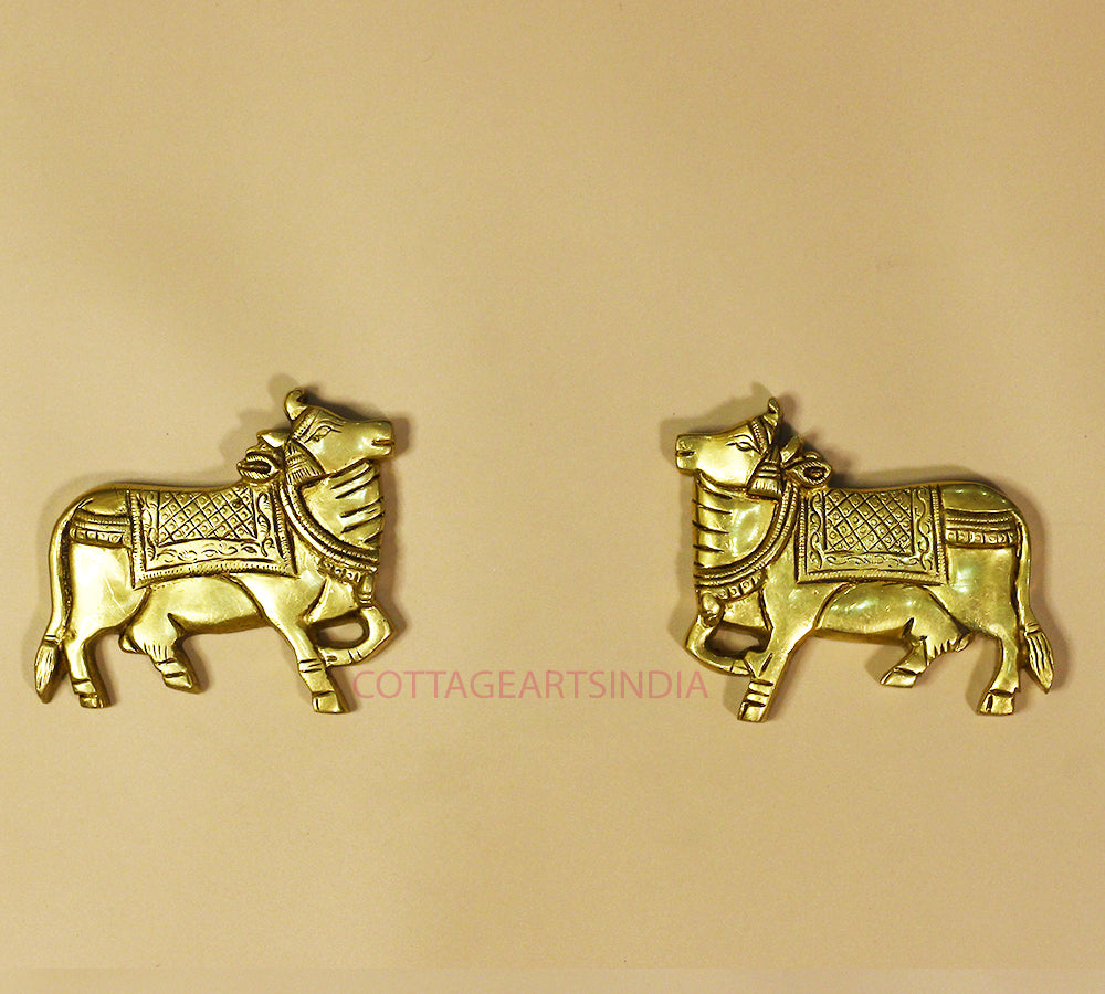 Brass Cow pair – CottageArts India