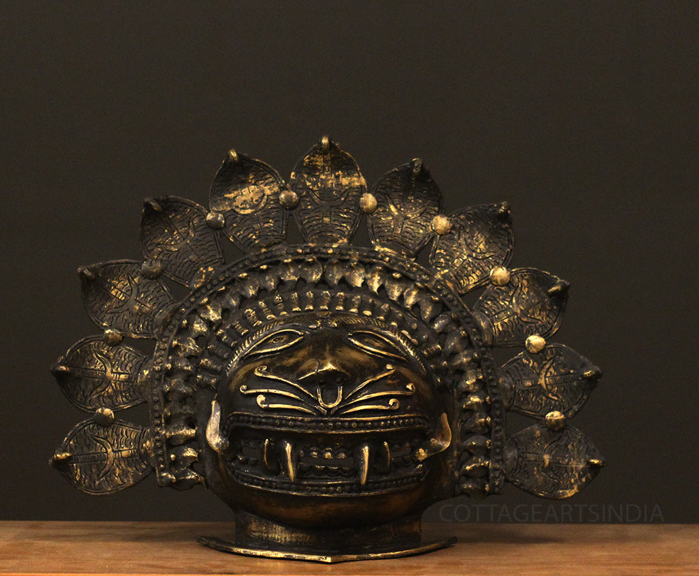 Bronze Panjurli Bhuta Mask – CottageArts India