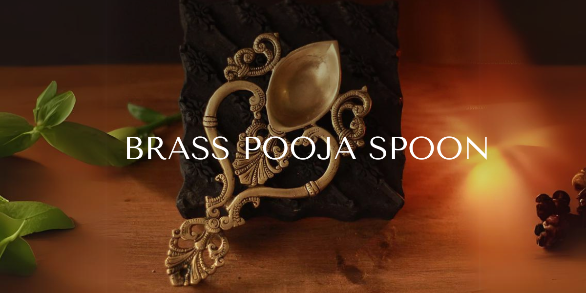 Shop for Brass Pooja Spoon online in India- Cottage Arts – CottageArts ...