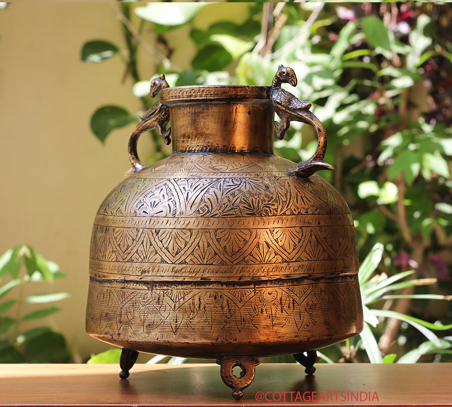 Creative Brass Vintage Planters Online in India- Cottage Arts ...